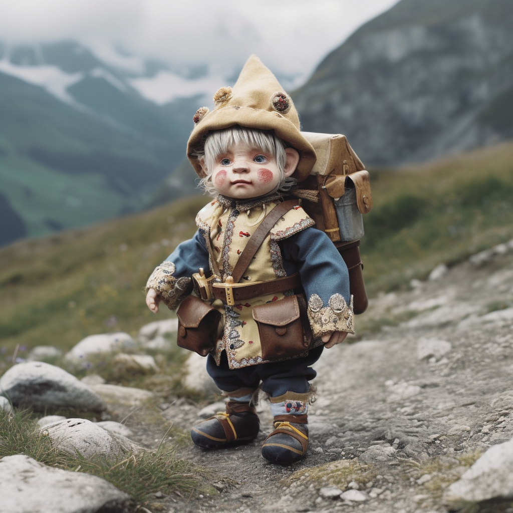 345. The dwarves of the Närschner Alp / Die Zwerge in der Närschner Alp ...