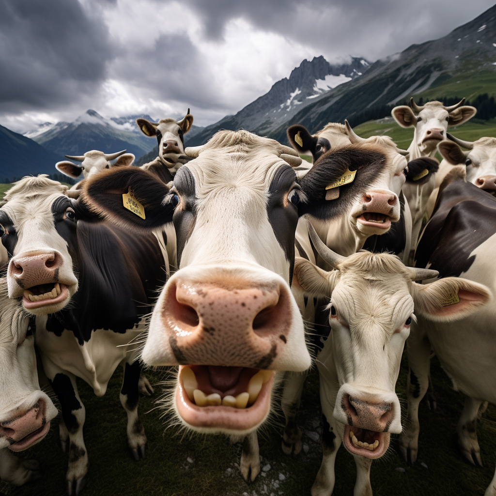 262. The herding of cattle on the Alps / Das Viehrücken auf den Alpen ...