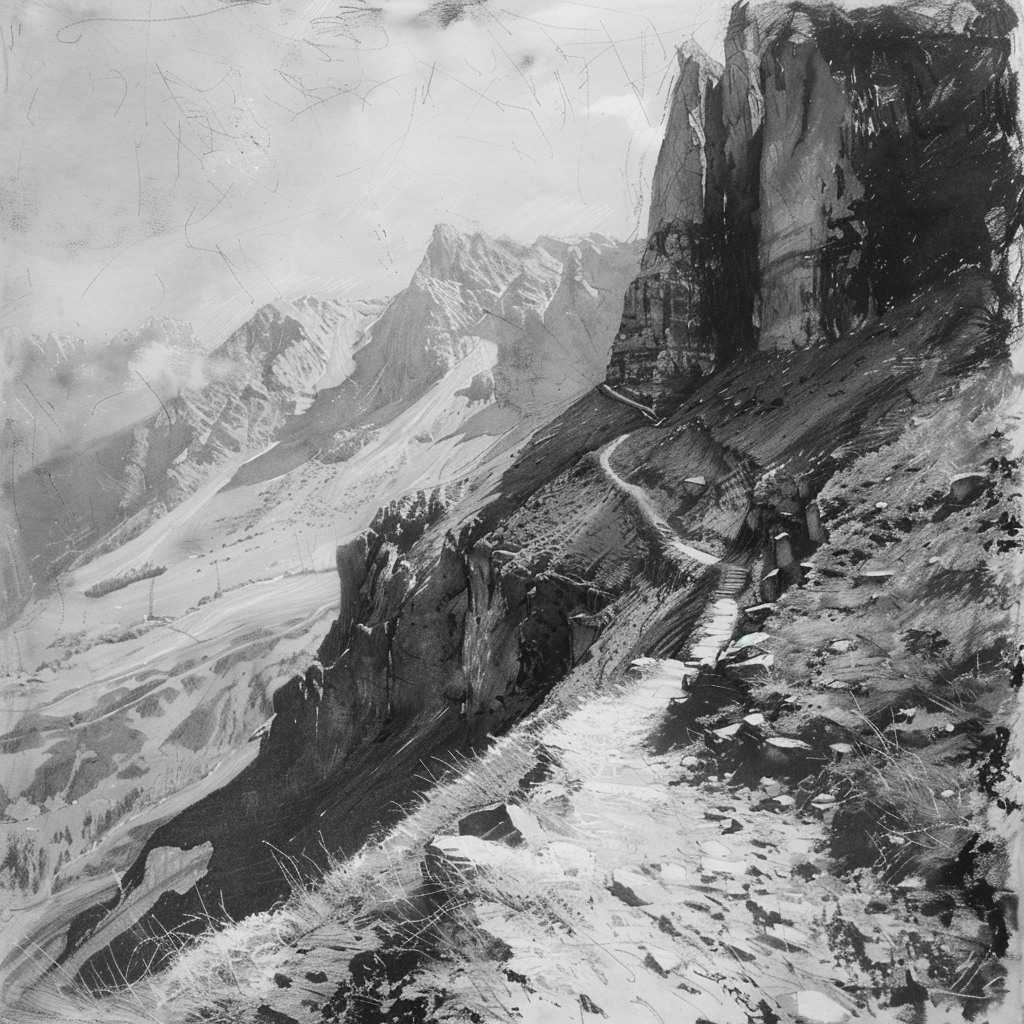 138. The Fell Man of Altsäss Alp / Der Fahlmann in der Alp Altsäss ...